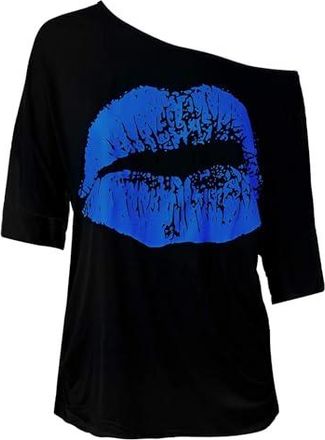 Generic Tee Shirt Femme Coton D&eacute;contract&eacute; Blanc T-Shirt Hauts Manche Court D&eacute;t&eacute; L&acirc;che Basiques Tee-Shirt Sport Chic Et &Eacute;l&eacute;gant Col en Rond Top Blouse &Agrave; Manche