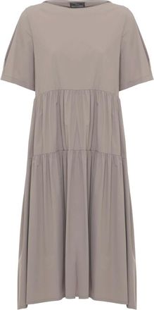 Herno Femme, Robes, Beige, Taille: 38 FR Midi Dress