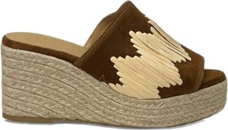 Castaner Sandalen mit Plateau 70mm - Nude