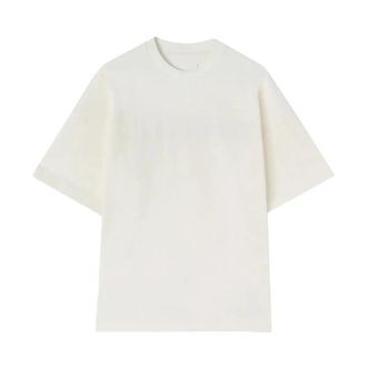 Jil Sander Kurzarm Crewneck T-Shirt - - Tops - Herren - Wei&szlig; - L