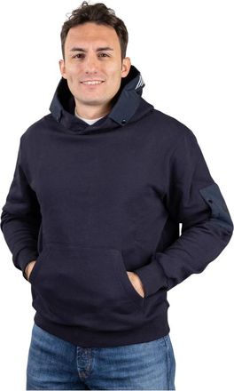 PMDS Premium Mood Denim Superior Pmds, Homme, Sweatshirts et sweats &agrave; capuche, Bleu, Taille: L F26W714Ngneck