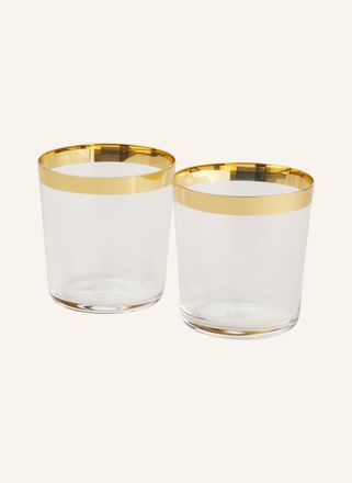Dolce & Gabbana Dolce & Gabbana Casa 2er-Set Trinkgl&auml;ser gold