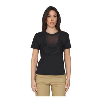 Twinset Damen, Oberteile, Schwarzk, MGr&ouml;&szlig;e