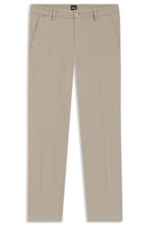 BOSS Hommes H-Kaiton1 Pantalon Slim en Coton Stretch structuré