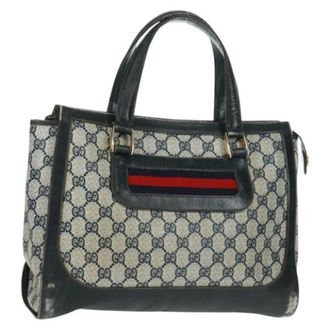 Gucci Sac &agrave; main vintage Pre-owned - Femme - Pre-owned - Bleu - Taille: ONE Size