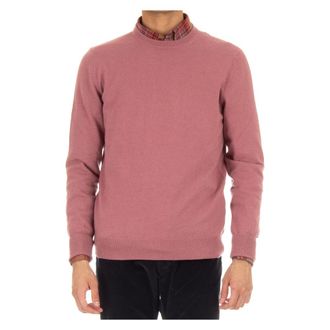 Ballantyne Kaschmir Rundhals Pullover - - Knitwear - Herren - Lila - L