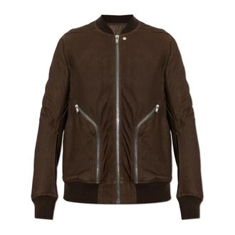 Rick Owens Lederjacke - - Jackets - Herren - Braun - M