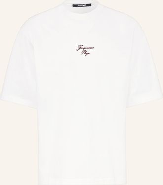 Jacquemus Jacquemus Oversized-Shirt Le T-Shirt Bateau weiss