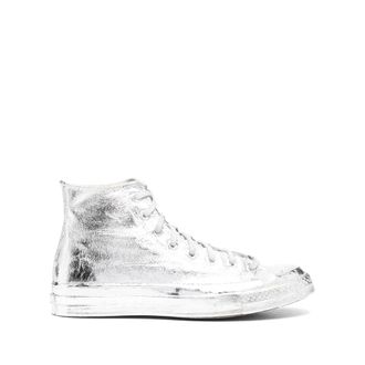 Converse Homme, Chaussures, Gris, Taille: 42 EU Chuck 70 Limited Edition Silver Foil