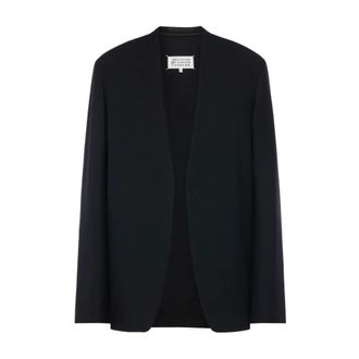 Maison Margiela Femme, Vestes, Noir, Taille: 38 FR Blazer Minimaliste