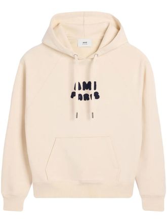Ami hoodie à logo appliqué - Tons neutres
