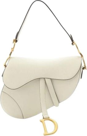 Dior Sac port&eacute; &eacute;paule Pre-owned - Femme - Pre-owned - Blanc - Taille: ONE Size