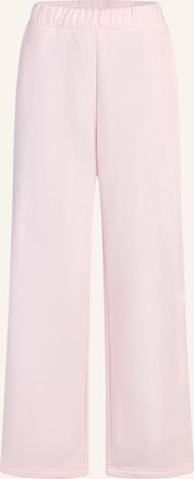 Fabletics Sweatpants Cozy Fleece Wide Leg pink
