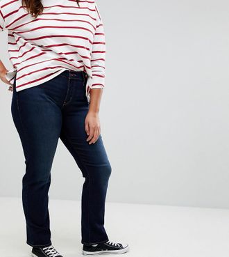 Levi's Plus 314 - Shaping-Jeans mit geradem Bein-Blau
