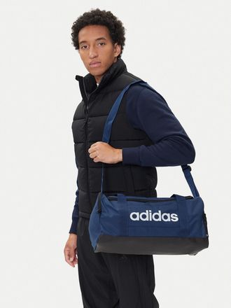 adidas Tasche adidas Linear Duffel Bag Small IN6111 Dunkelblau