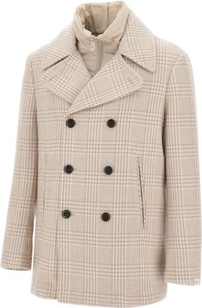 Peuterey Homme, Manteaux, Beige, Taille: M Pitloch Check Jacket