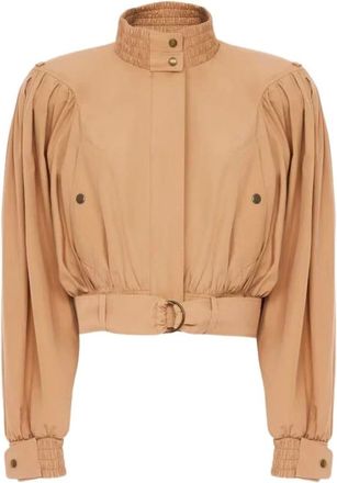 Chlo&eacute; Femme, Vestes, Beige, Taille: 38 FR E26 Jacket