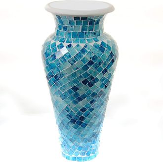 Seestern Sportswear SEESTERN Mosaik Boden Vase Tonvase mit Glas Mosaik verziert 60cm hoch /1625