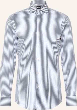 HUGO BOSS Hemd Hank Slim Fit blau