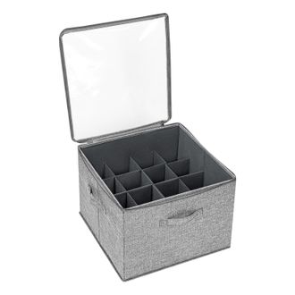 Generico Aufbewahrungsbeh&auml;lter f&uuml;r Schuhe, aus Stoff mit transparenter Abdeckung, gro&szlig;e Beh&auml;lter | Stoffbeutel mit transparenter Abdeckung f&uuml;r Schuhe