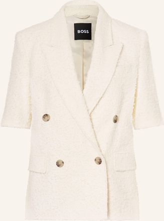 HUGO BOSS Tweed-Blazer Jaleto weiss