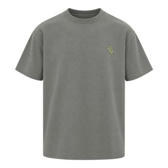 Flaneur Weit geschnittenes T-Shirt mit Rundhalsausschnitt - - Tops - Herren - Grau - XL