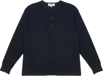 STUDIO NICHOLSON Homme, Sweatshirts et sweats &agrave; capuche, Noir, Taille: XL Pull Ras du Cou