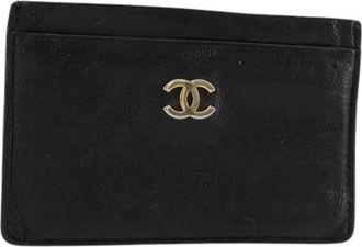 Chanel Porte-cartes doccasion - Femme - Pre-owned - Noir - Taille: ONE Size