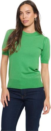 Saint Tropez Femme, Pulls, Vert, Taille: 44 FR MilaSZ SS Pullover