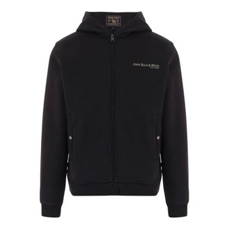 Woolrich Sweat &agrave; capuche en coton m&eacute;lang&eacute; avec logo - Homme - Sweatshirts et sweats &agrave; capuche - Noir - Taille: XL