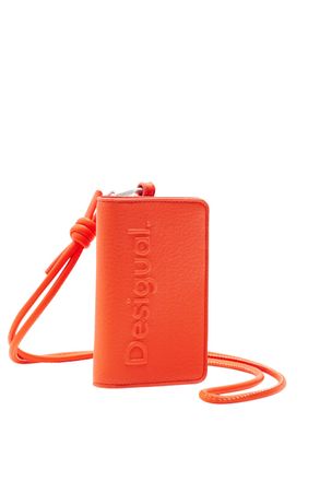 Desigual Half Logo 24 Small Wallet Mandarina