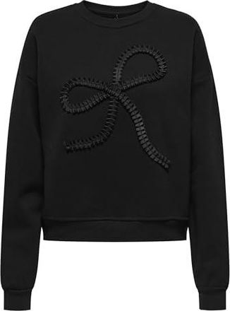 Only Onlelisanna O-Neck Box SWT, Noir, M Femme