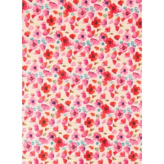 Au Printemps Paris Etole imprim&eacute; fleuri en coton