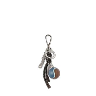 Churchs Porte-cl&eacute;s tress&eacute; avec breloques - unisex - Accessoires - Brun - Taille: ONE Size