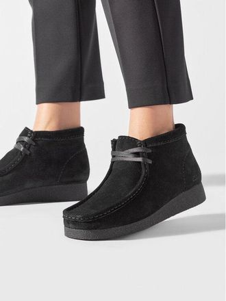 Clarks Schn&uuml;rschuhe WallabeeEvoBt 261747434 Schwarz