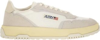 Autry Low-Top Sneaker - Wildpace - Fabric And Suede Trainers - Gr. 40 (EU) - in Beige - für Damen