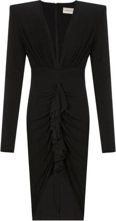 Alexandre Vauthier Robe longue drap&eacute;e