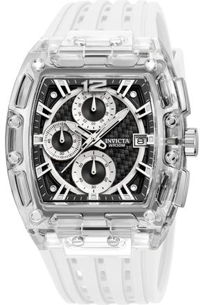 Invicta S1 Rally 70145 Herrenuhr - Quarzwerk - Kunststoff mit schwarzem Zifferblatt - 42 mm
