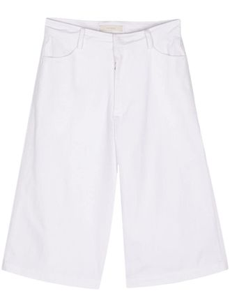 Faithfull The Brand short en toile à coupe ample - Blanc