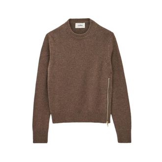 BA&SH Pull en Cachemire Cheyla - Femme - Pulls - Brun - Taille: 38 FR