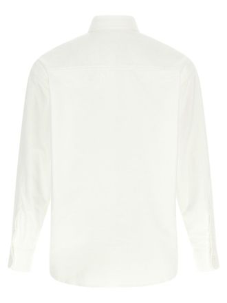 Ami Heart Embroidery Shirt - White