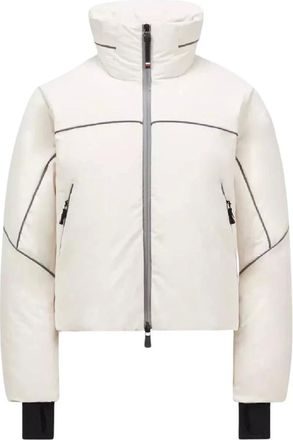 Moncler Femme, Vestes, Blanc, Taille: 38 FR Klais Hooded Down Jacket