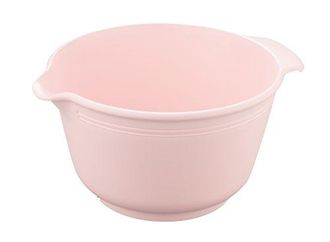 Dr. Oetker R&uuml;hrsch&uuml;ssel 3 L, R&uuml;hrsch&uuml;ssel aus der Serie Modern Baking - Retro Design, Sch&uuml;ssel aus schlagfestem Kunststoff (Farbe: Pastellrosa) - sp&uuml;lmaschinenge