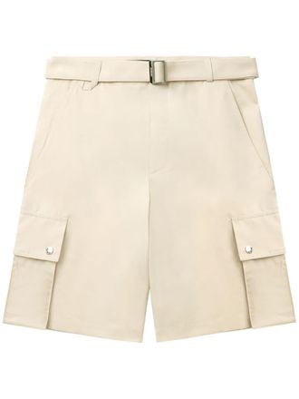 Jacquemus short ceinturé à poches cargo - Tons neutres