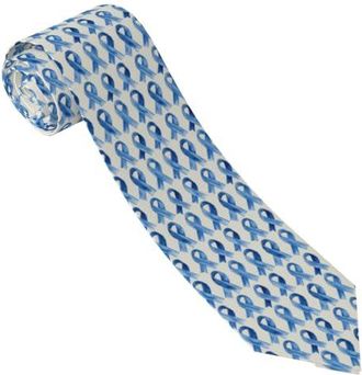 Generic Cravates Homme Imprim&eacute; De Rubans Bleus Classique Men Tie Fine Cravate Pour Homme Pour F&ecirc;te L&Eacute;cole Remise De Dipl&ocirc;me