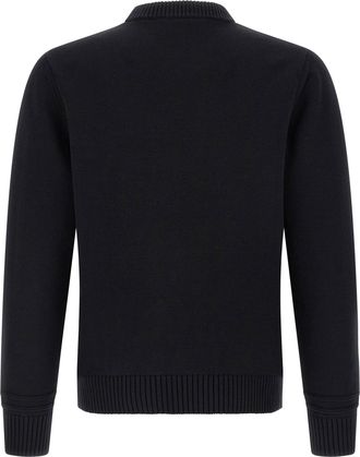 Gucci Intarsia Logo Knit Sweater - Black
