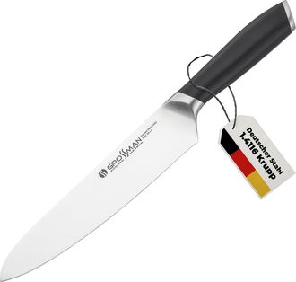 Greta Magnusson-Grossman 278CM - Comfort | Kochmesser 33,5 cm | Ultrascharfer K&uuml;chenmesser | Deutschem Edelstahl Klinge 19,3 cm | mit Ergonomischen Griff 14,2 cm (229 Gramm)