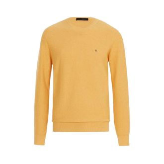 Carolina Herrera Gelber Baumwollstrickpullover Struktur - - Knitwear - Herren - Gelb - S