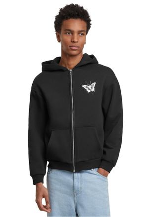 Mister Tee Lets Get Lost Fluffy Zip Hoody Black, L