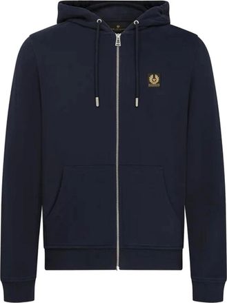 Belstaff Homme, Sweatshirts et sweats &agrave; capuche, Bleu, Taille: M Full Zip Sweat &agrave; capuche